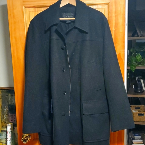 Express | Jackets & Coats | Mens Express Peat Coat | Poshmark
